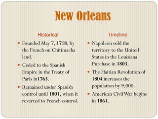 Louisiana Creole Heritage Presentation | PDF