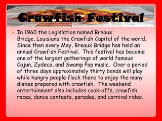 Louisiana festivals!!! | PPTX | National & Civic Holidays | Holidays