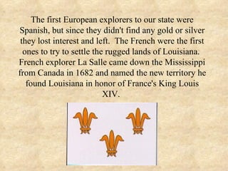 Louisiana History | PPT