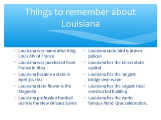 Louisianapowerpoint | PPT