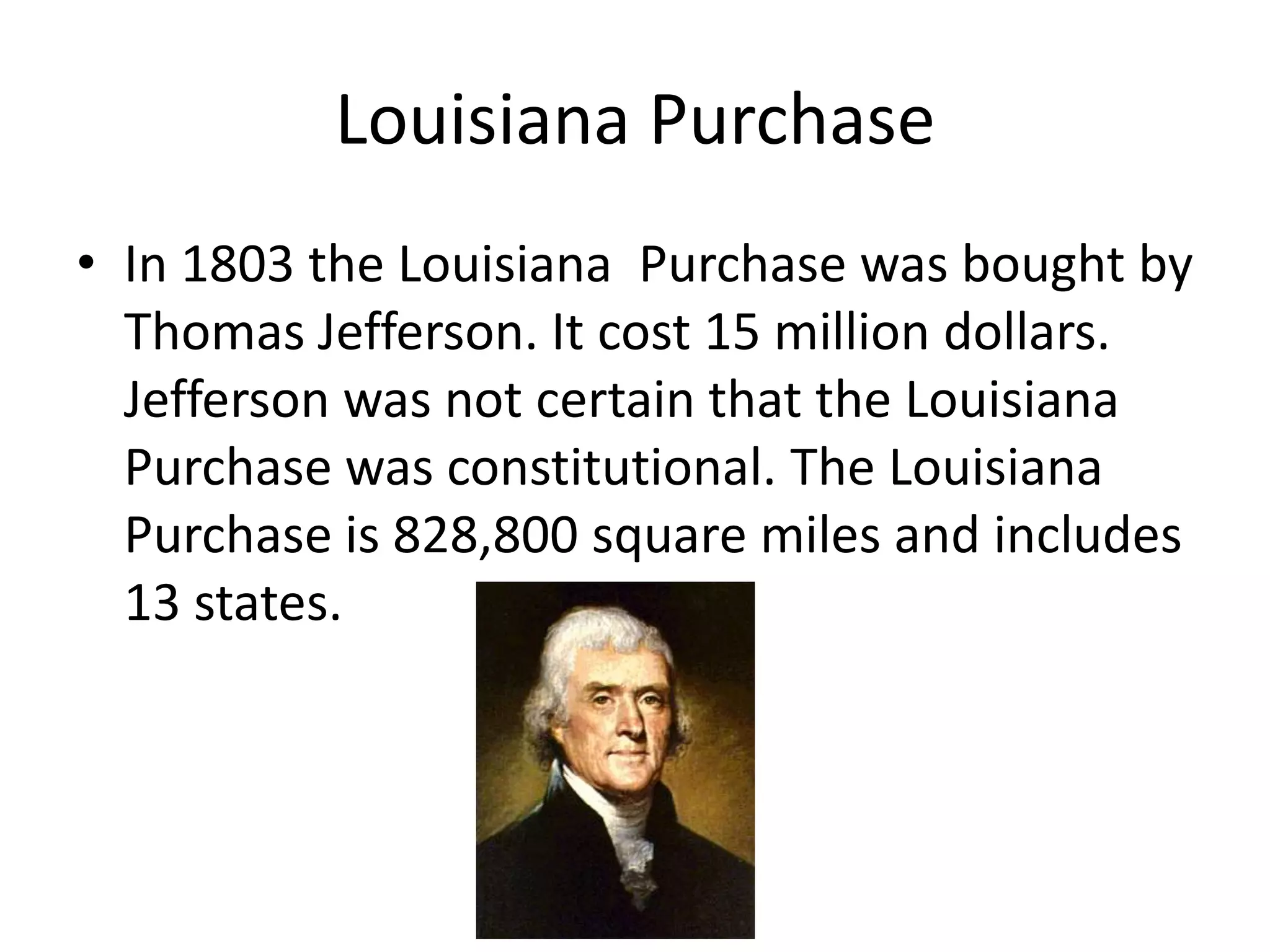 Louisiana purchase | PPTX