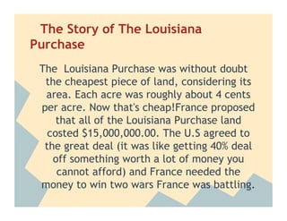 Louisiana purchase | PDF