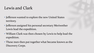 Louisiana Purchase and Lewis and Clark.pptx | North America Travel ...