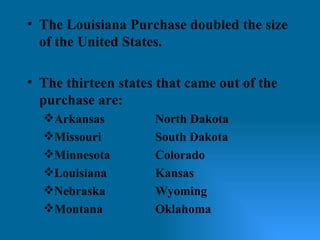Louisiana Purchase Powerpoint Presentation | PPT