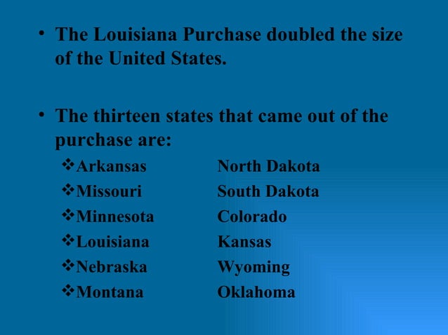 Louisiana Purchase Powerpoint Presentation | PPT