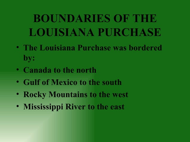 Louisiana Purchase Powerpoint Presentation | PPT