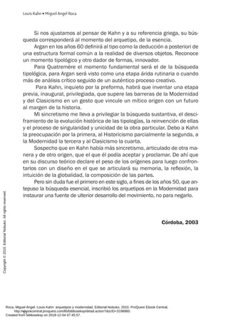 Louis kahn arquetipos_y_modernidad (1) | PDF