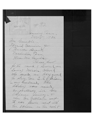Louis Napoleon Nelson's Full Pension | PDF | Death, Injury, or Military ...
