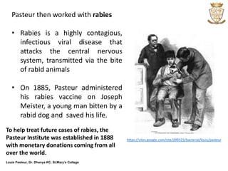 Louis Pasteur Rabies Experiment