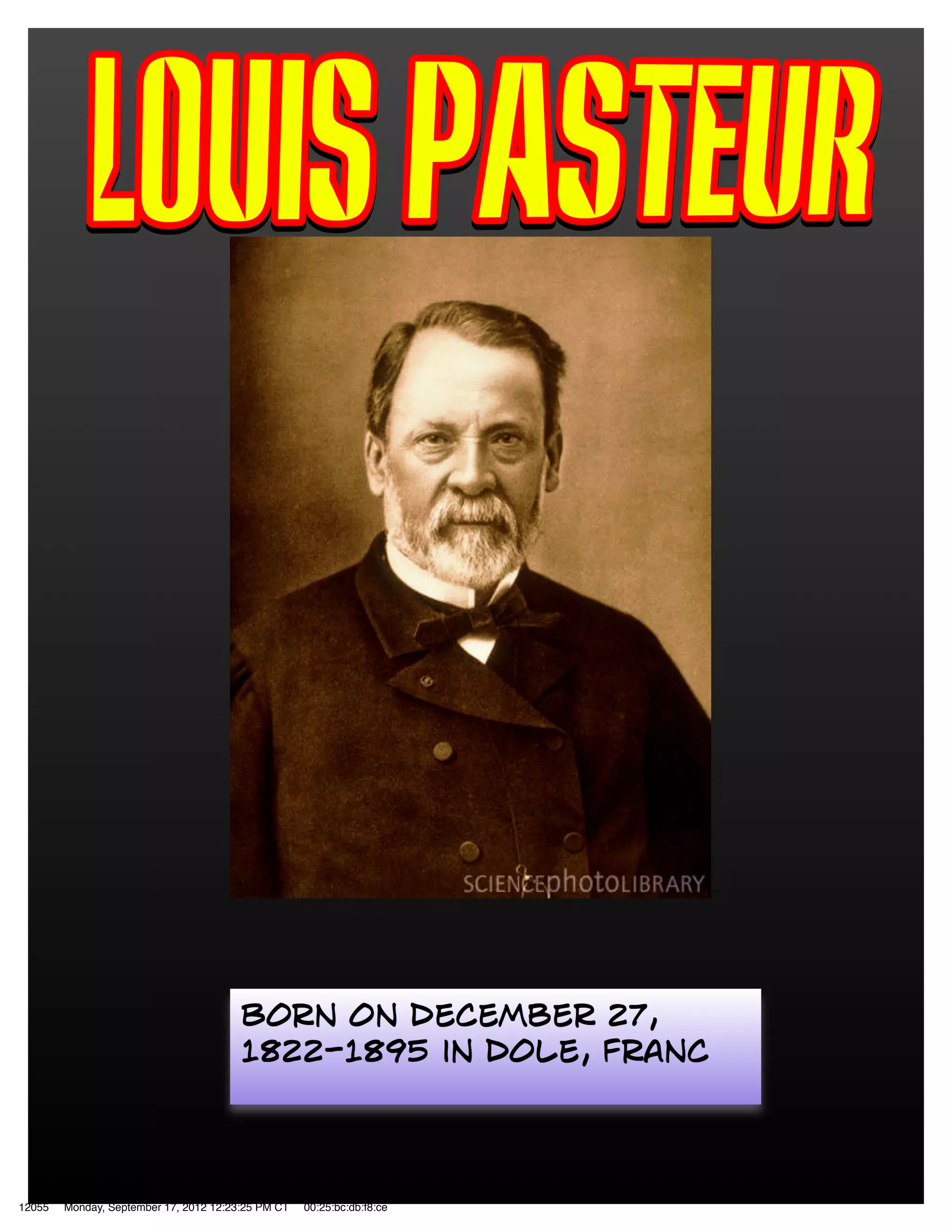 Louis pastuer | PDF