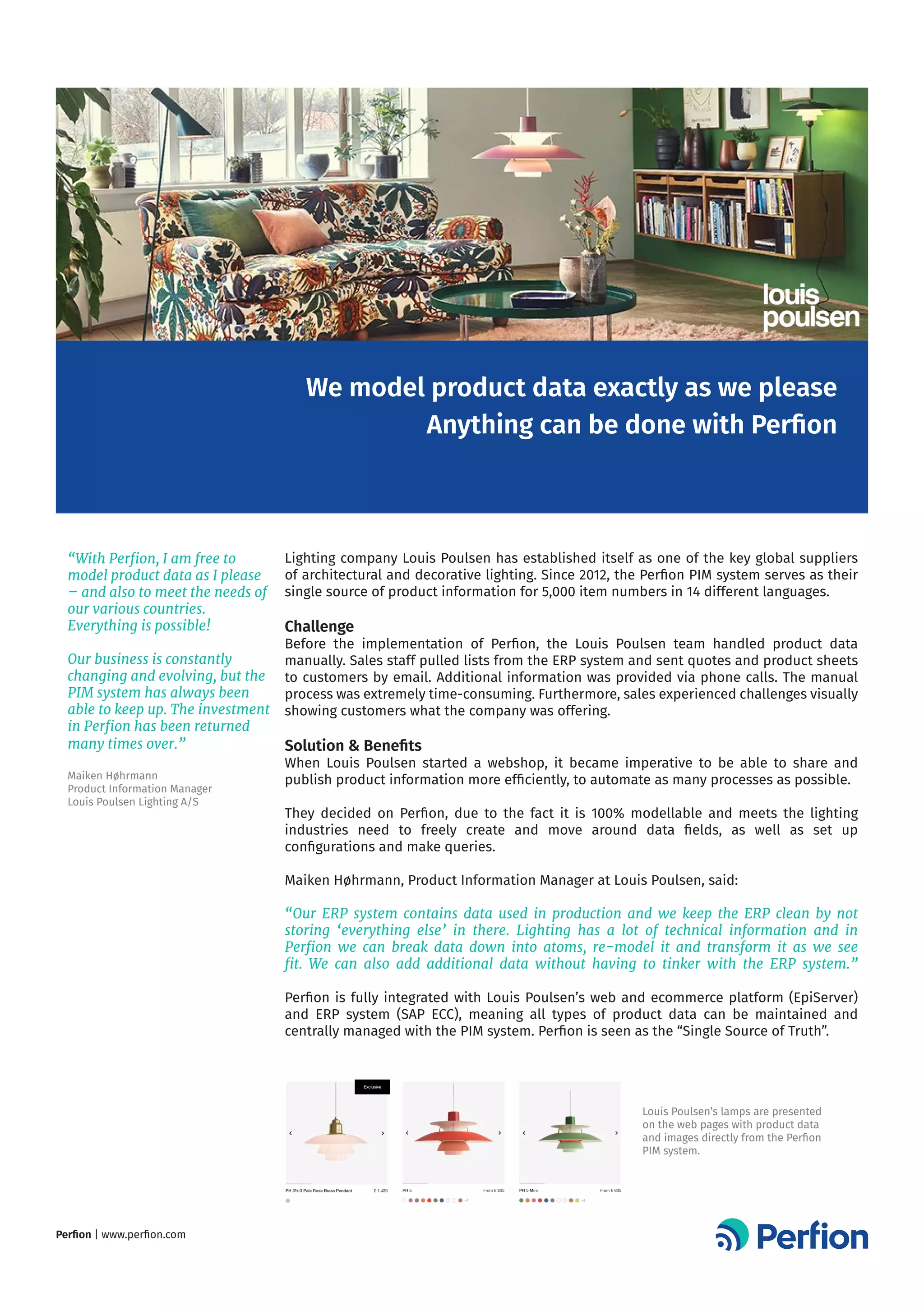 Case story: We model product data exactly as we please - Anything can ...