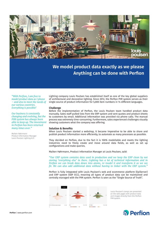 Case story: We model product data exactly as we please - Anything can ...