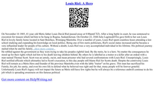 Louis Reil Journey | PDF