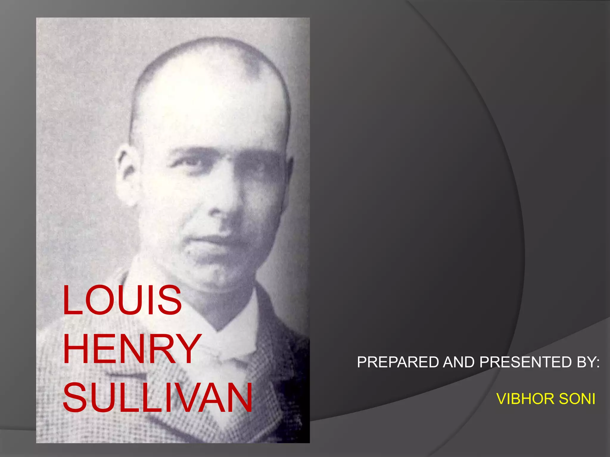 Louis sullivan | PDF