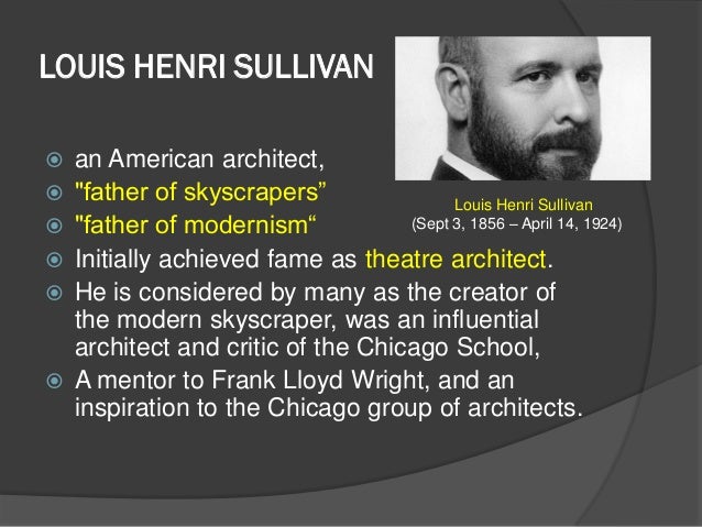 Louis sullivan