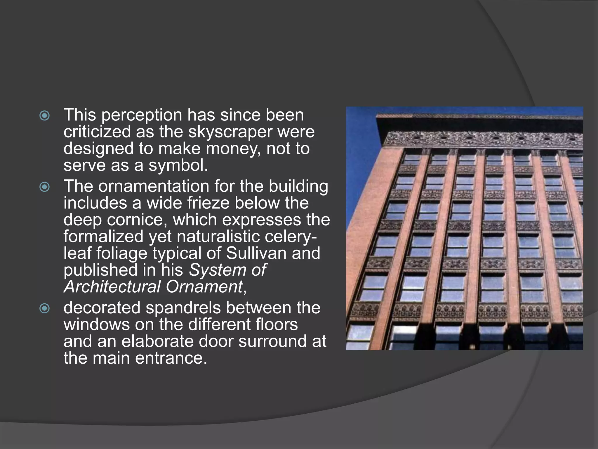 Louis sullivan- "father of skyscrapers” "father of modernism“ | PPTX