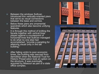 Louis Sullivan Skyscrapers