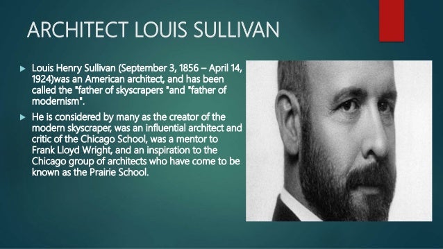 Louis sullivan