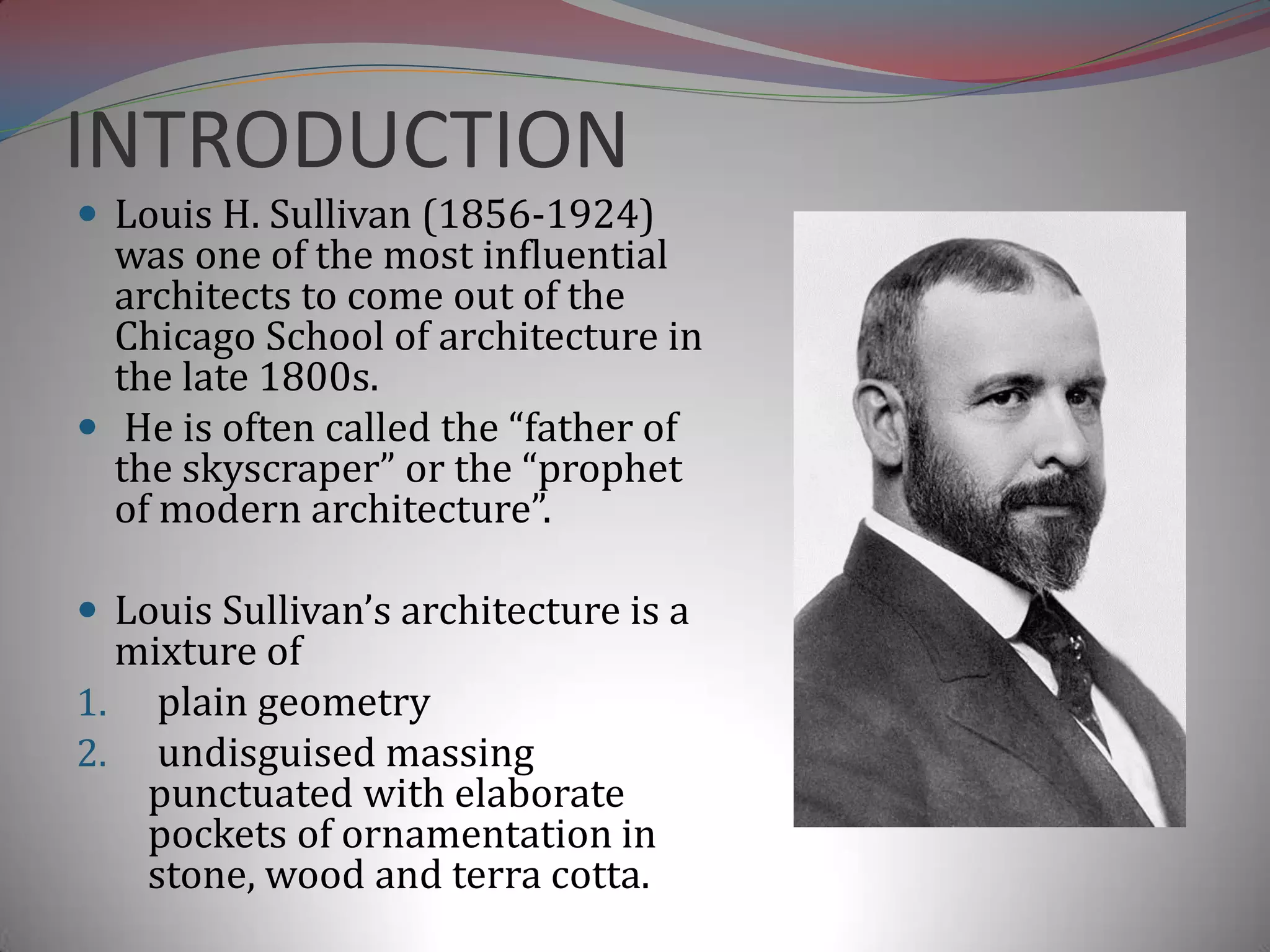 Louis sullivan | PDF
