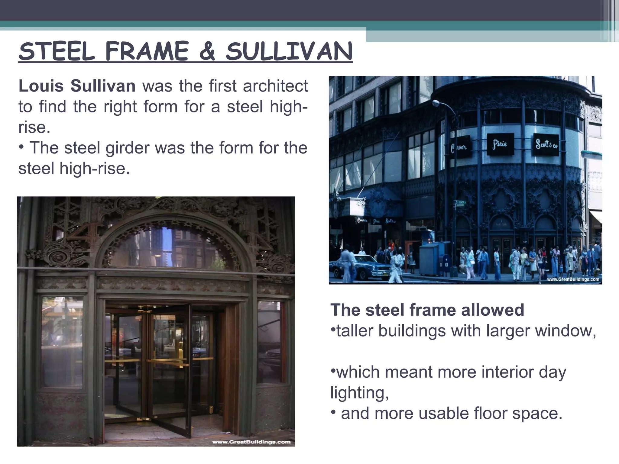 Presentation on Architect Louis Sullivan | PPT