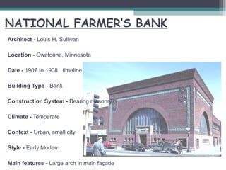 Presentation on Architect Louis Sullivan | PPT