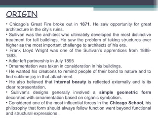 Presentation on Architect Louis Sullivan | PPT