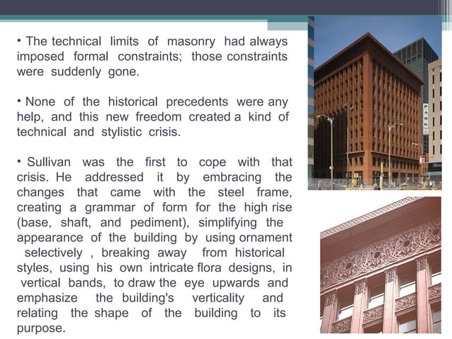 Presentation on Architect Louis Sullivan | PPT