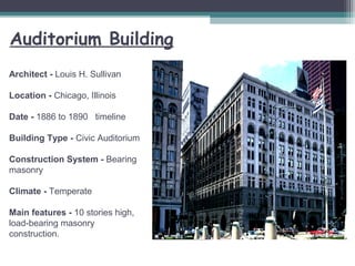 Presentation on Architect Louis Sullivan | PPT