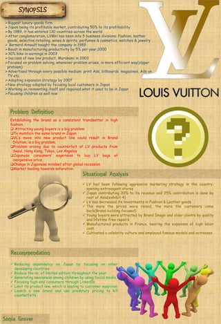 Louis vuitton case solution | PDF