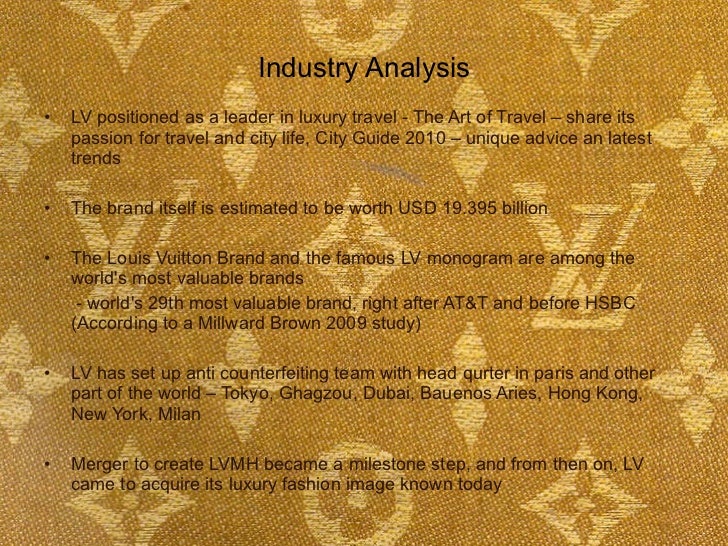 Louis Vuitton Industry Analysis | semashow.com