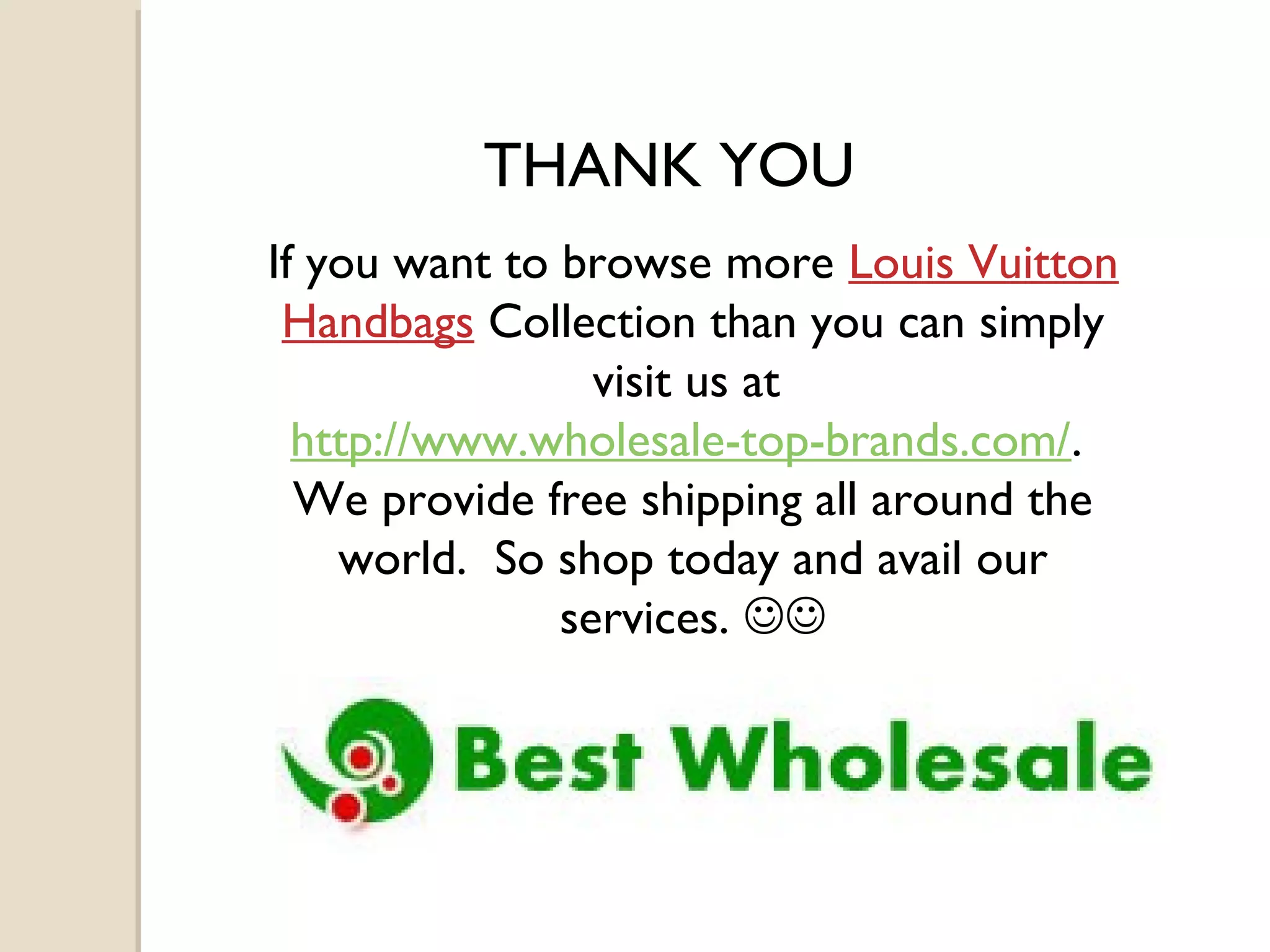 Louis vuitton handbag | PPT