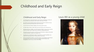 Louis XIV (1638-1715) | PPTX