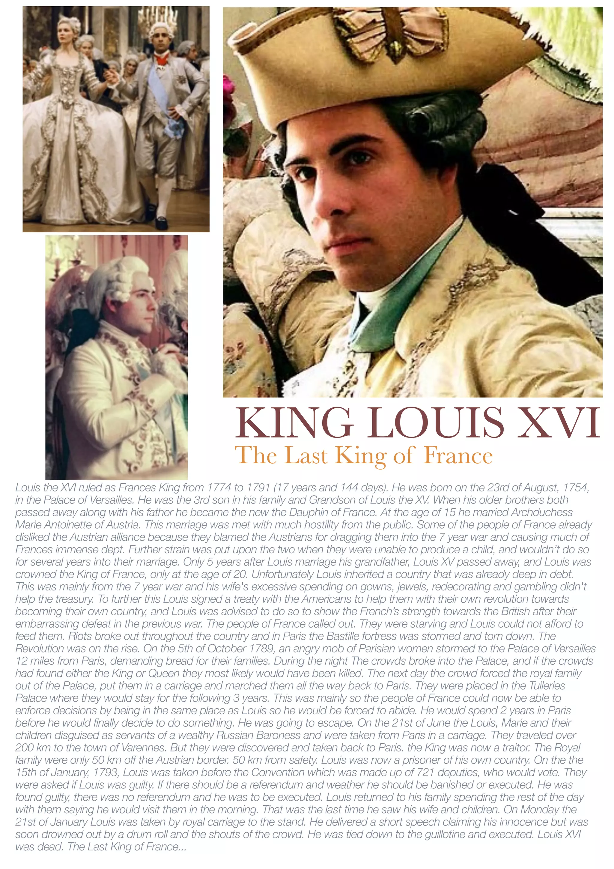 Louis XVI Biography | PDF