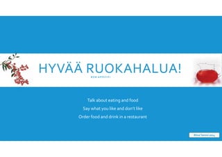 Lounaalla | PDF | Food & Drink