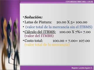 Lourdes aguirre clase itbms | PPT
