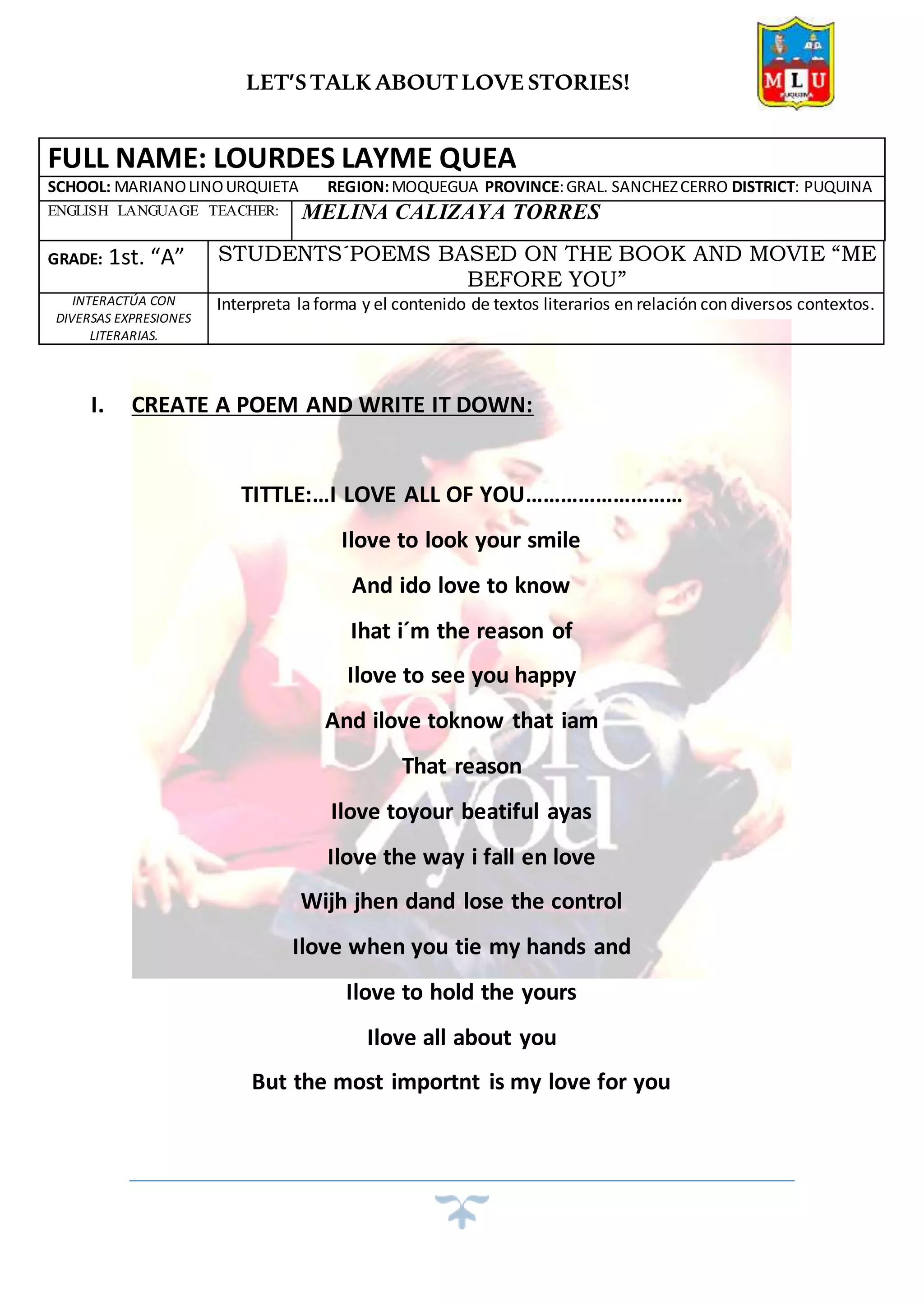 WRITING POEMS | DOCX