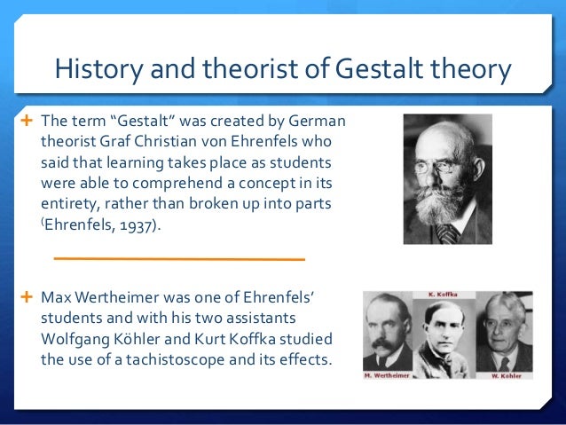Gestalt Theories