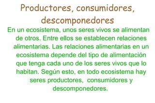 Lourdes trabajo de los ecosistemas ) | PPT