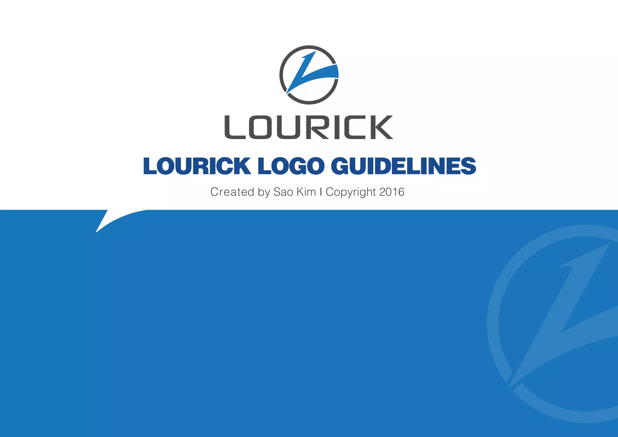Bộ quy chuẩn thiết kế logo thiết bị vệ sinh Lourick | PDF