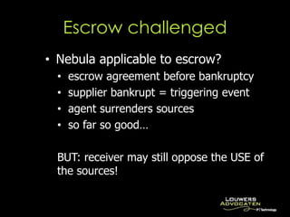 Source code escrow and continuity in the cloud | PPT