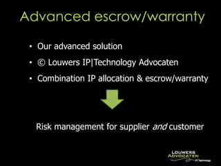 Source code escrow and continuity in the cloud | PPT
