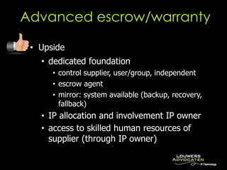 Source code escrow and continuity in the cloud | PPT