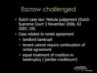 Source code escrow and continuity in the cloud | PPT