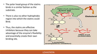 Lovastatin Medicinal Chemistry | PPTX