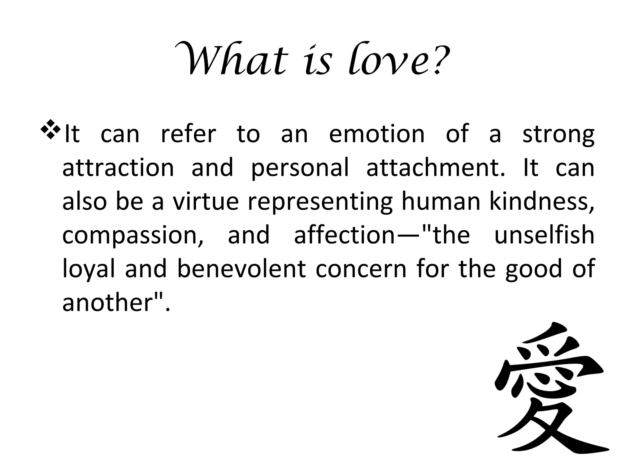 What is Love | PPT | Adoption and Fostering | Parenting