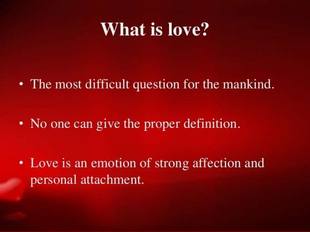 TYPES OF LOVE | PPT