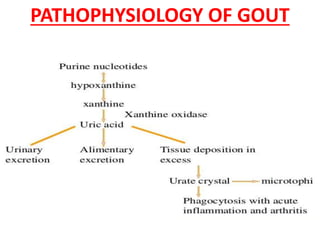 GOUT | PPTX | Hormonal Disorders | Endocrine and Metabolic Diseases