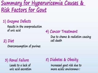GOUT | PPTX | Hormonal Disorders | Endocrine and Metabolic Diseases