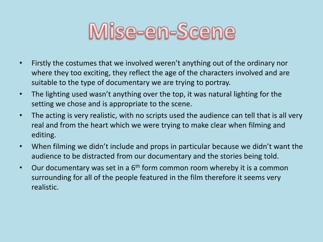 'Love' Documentary Analysis | PPT