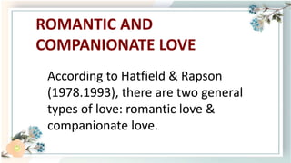 Love-Intimacy-Passion PPT for Ge elective 3 subject | PPTX